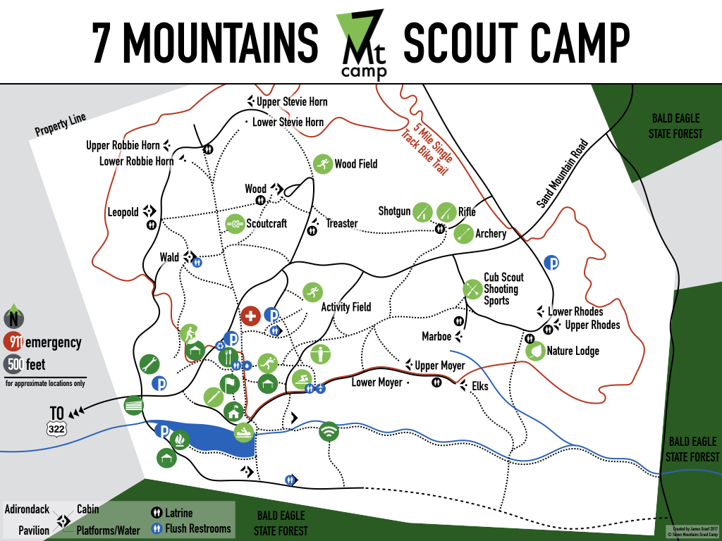 Brand Identity: Seven Mountains Scout Camp – James Graef