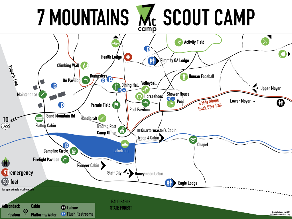 Brand Identity: Seven Mountains Scout Camp – James Graef